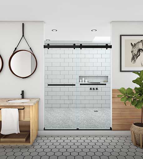 Sliding Shower Enclosures - HMI Glass